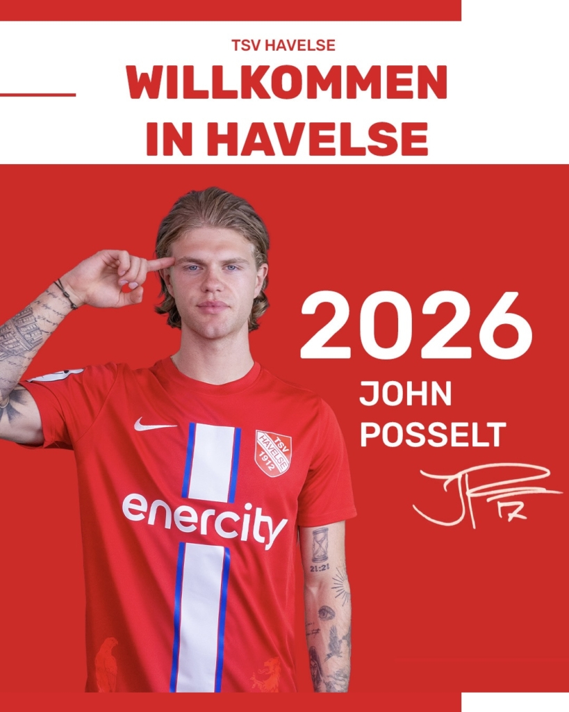 TSV Havelse holt John Posselt für die Offensive! – TSV Havelse 1912 e.V.